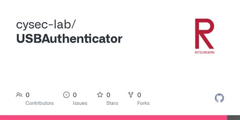 github cysec lab usbauthenticator