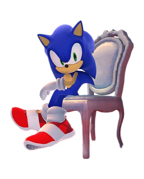 Modern Sonic Sitting On A Chair By Sonia200201 On Deviantart