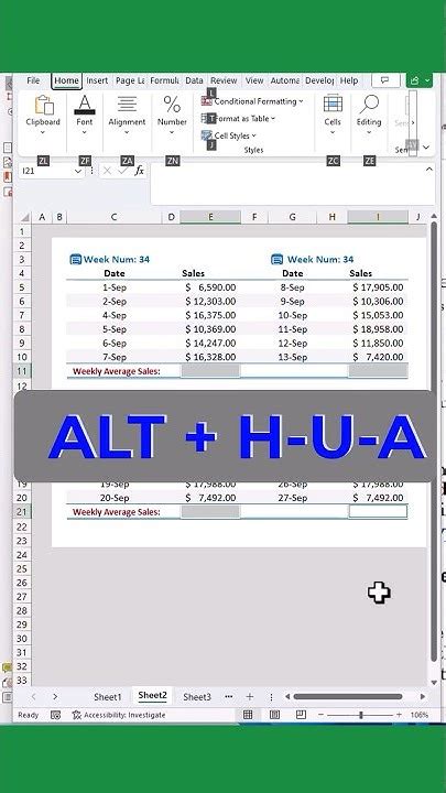 auto average auto sum shortcut keys in excel 1 second solution excel
