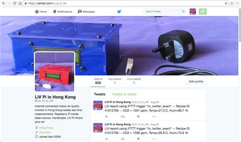 Gallery IFTTT And Raspberry Pi LiV Pi Uses IFTTT To Tweet Hackaday Io
