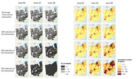 Projection Of The Spatiotemporal Dynamics Of The Icu Beds Available And