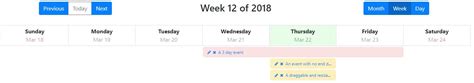 Week View Style For Full Month View In Angular Calendar Mattlewis92 Stack Overflow