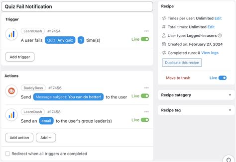 Share LearnDash Quiz Results With Babes Educators