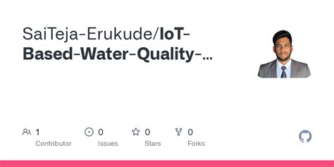 Github Saiteja Erukudeiot Based Water Quality Measuring System
