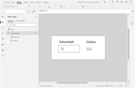 Make Your First Power Apps Canvas Component