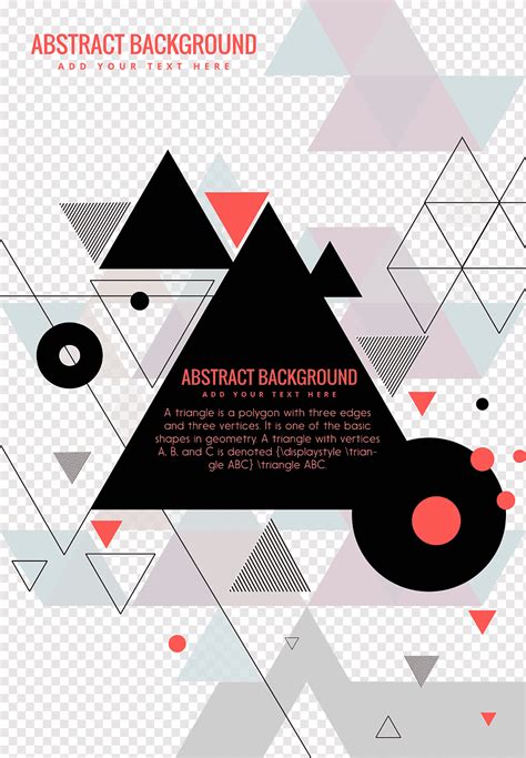 개요 배경 기하학적 삼각형 원 Png Pngwing
