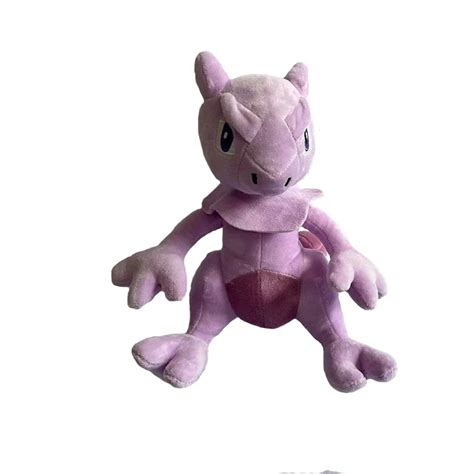 25cm Takara Tomy Pokemon Mewtwo Plush Toys Doll Cute Mewtwo Plush Soft