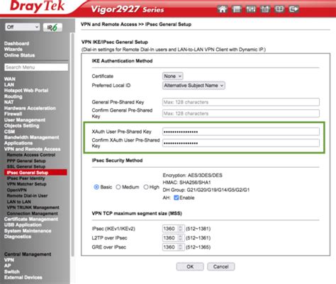 How To Set Up IPsec VPN For A DrayTek Vigor Router