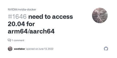 Need To Access 2004 For Arm64aarch64 · Issue 1646 · Nvidianvidia
