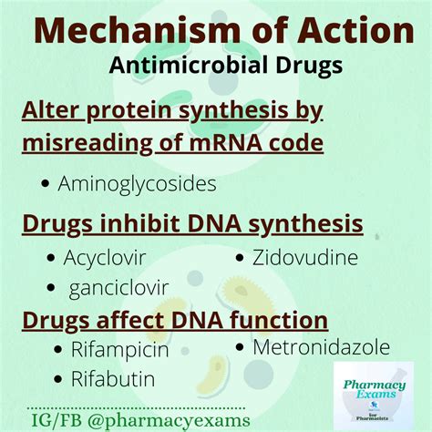 Classification Of Antimicrobial Drugs According To Their Type Of Action Spectrum Of Activity