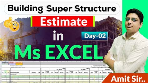 Complete Building Estimate In Excel How To Prepare Building Estimate