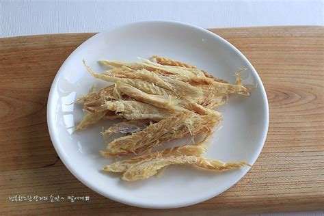 북어보푸라기 쉽게 만드는법~ 황태채 무침 요리 네이버 포스트