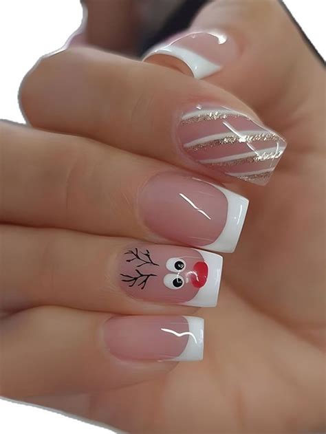 Pin By Andrea On Collage Item Pins Xmas Nails Simple Nails Stylish