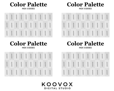 Procreate Color Palette Bundle Procreate Swatches 120 Hex Etsy