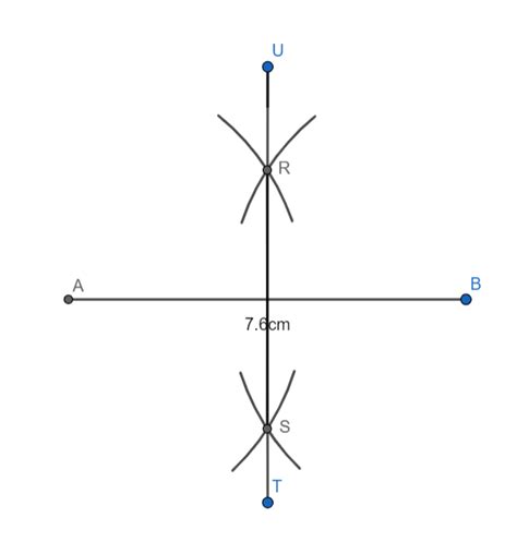 Draw A Line Segment Of Length Cm And Construct Its Perpendicular Bisector