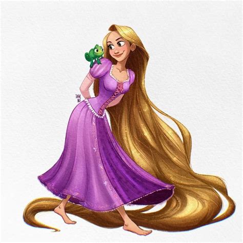 Rapunzel And Pascal Rapunzel Tangled Rapunzel Hair How To Draw Hair