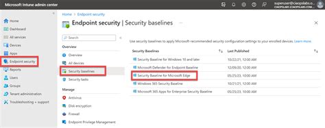 Setting An Edge Security Baseline With Intune Ciaops