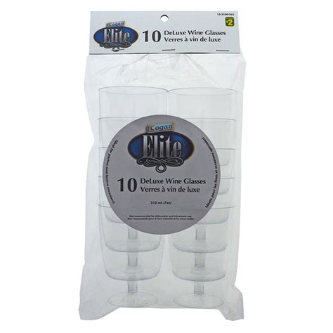 Cogan 7 Ounce Plastic Wine Glasses 10 Ct Delivery Or Pickup Near Me