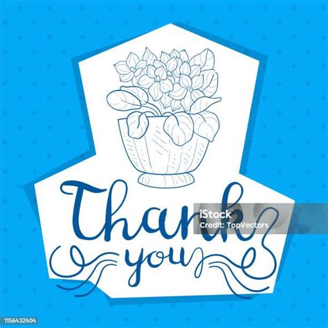 감사 손으로 쓴 비문 꽃 카드 디자인 요소는 선물 또는 인사말 카드 초대장 전단지 배너 티셔츠 인쇄 손으로 그려진 벡터 일러스트레이션에 사용할 수 있습니다 감사에 대한 스톡