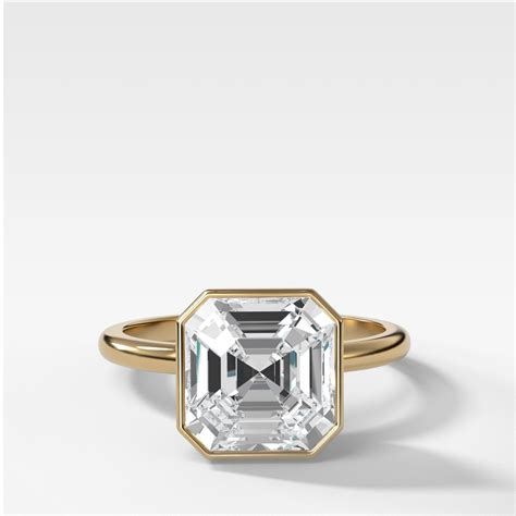 Asscher Cut Diamond Engagement Rings Goodstone