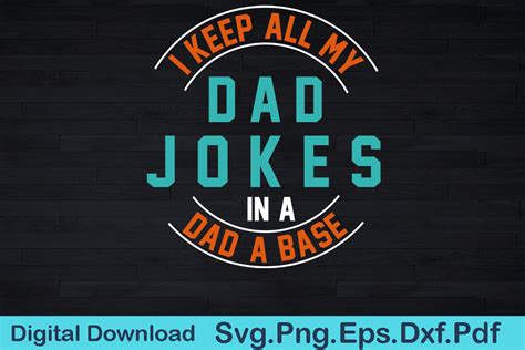 Funny Dad Jokes Vintage Fathers Day T Graphic By Craftpioneer