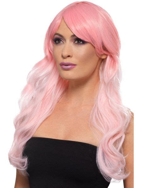 Fashion Ombre Pink Wig Costumes R Us Fancy Dress