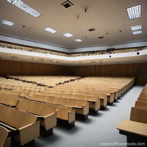 Teachers View Of A Large University Lecture Hall Stable Diffusion Online