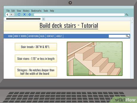 Ways To Build Deck Stairs WikiHow