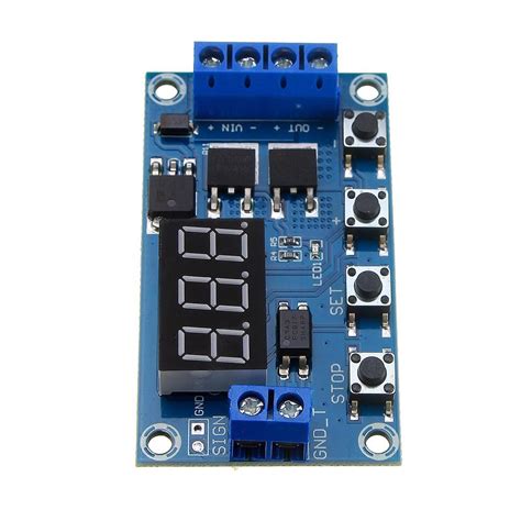 Xy J04 Trigger Cycle Time Delay Switch Circuit Double Mos Tube Control Board Relay Module