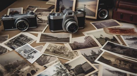 Collection Of Old Photographs Background Picture Photographs Picture