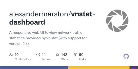 GitHub Alexandermarston Vnstat Dashboard A Responsive Web UI To View Network Traffic