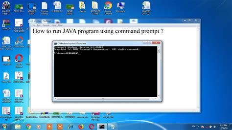 How To Run Java Program In Command Prompt In Windows 78 Youtube