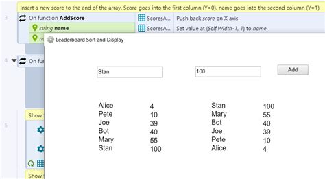 Simple Scoreboard Leaderboard With An Array C3 How To Construct 2 And 3 Demos