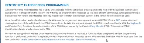Key Fob Programming By Myself Hello Is It Possible To Program A