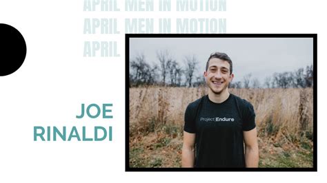 Joe Renaldi April 2022 Men In Motion Youtube