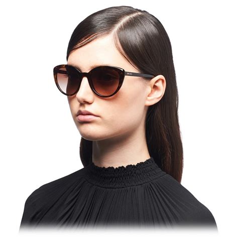 Prada Cat Eye Sunglasses Alternative Fit Tortoiseshell Prada