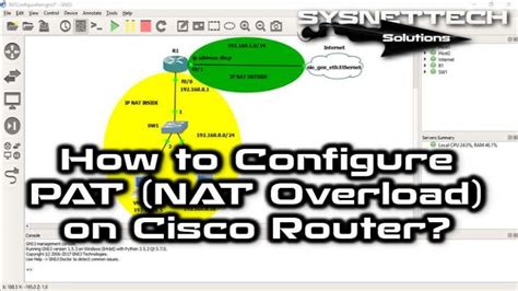 how to configure pat on cisco router step by step cisco router