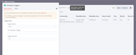 Error With Schedule And Webhook Trigger Problem With Date Questions N8n Community