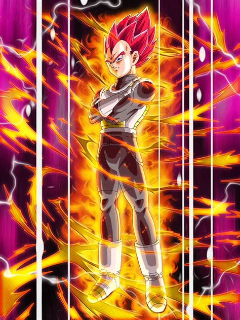 Vegeta Super Saiyan God Drawings