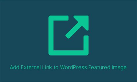 Wordpress Add Link To Featured Image