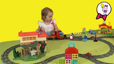 Большая игрушечная детская Железная Дорога для Свинки Пепы в Городе ...