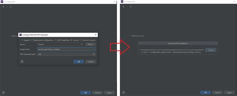 Phpstorm Docker Remote Php Interpreter Stops Responding With Message