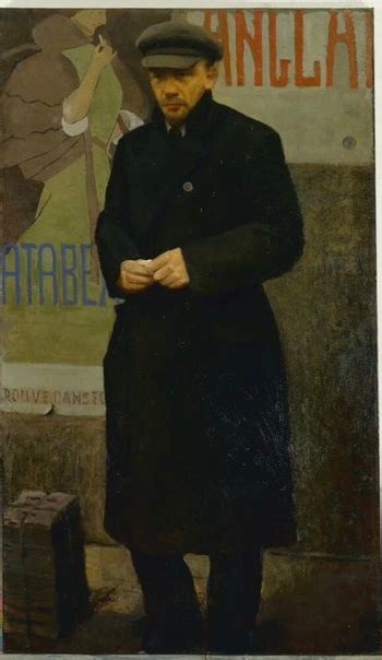Картина «В И Ленин в эмиграции 1905 1907 годы Худ Визель Э О 1920 е не позднее 1926 г Из