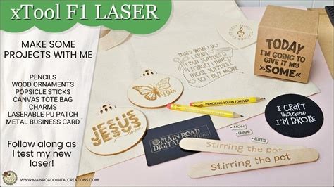Xtool F1 Laser Crafting Diving Into The World Of Laser Crafting Main Road Digital Creations