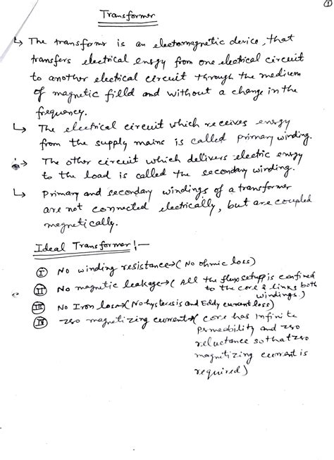 SOLUTION Transformer Part 1 Studypool