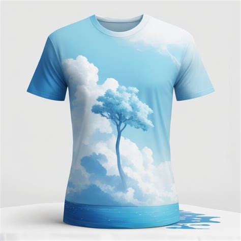 Premium Ai Image Tshirt Cloud Picture
