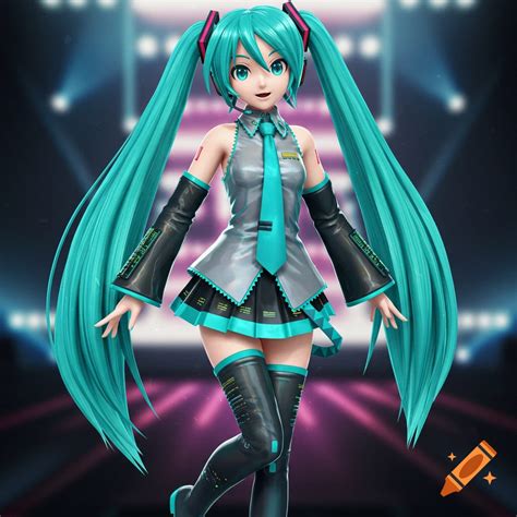 Miku Hatsune Character Sprite Sheet Inspired By Pokemon Crystal Version