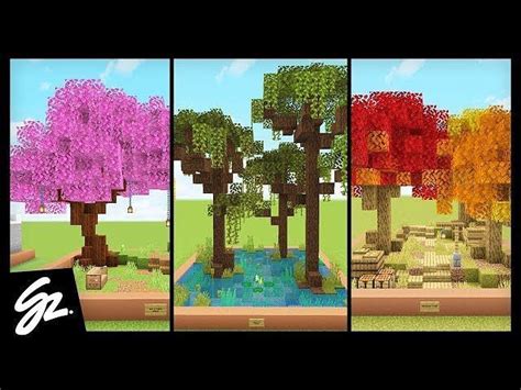 Best Custom Tree Designs For Minecraft Bedrock Edition Beginners