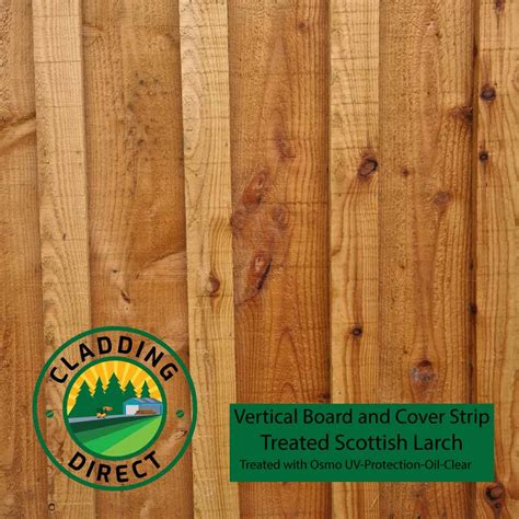 Vertical Board And Cover Stirp Larch Cladding Cladding Direct