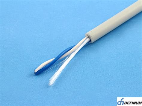 Кабель UTP 5e кат. 1x2 Hyperline гибкий, многожильный, 24AWG, серый ...